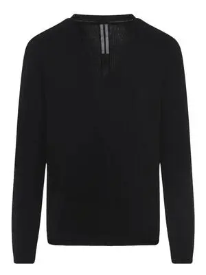 Rick Owens V-neck Sweater - Black
