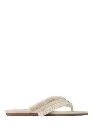 JIMMY CHOO Bay Flat Sandals - Neutrals