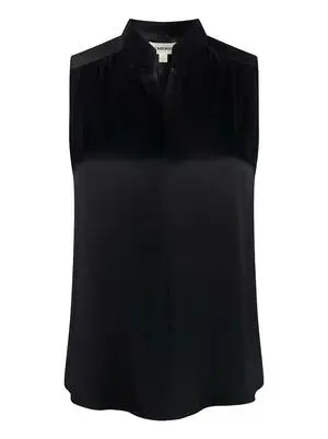L'Agence Phoebe Sleeveless Blouse - Black