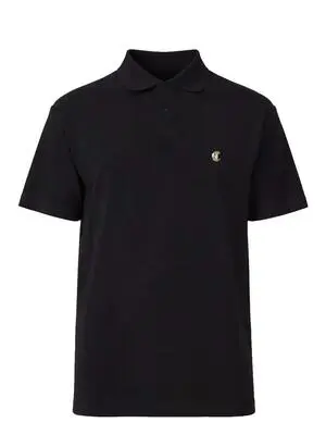 Just Cavalli Logo Polo Shirt - Black