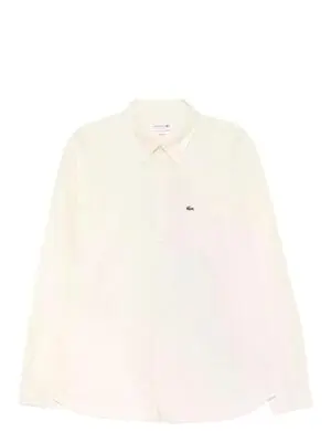 Lacoste Logo-patch Shirt - Neutrals