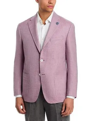 HART SCHAFFNER MARX Textured Solid Sport Coat