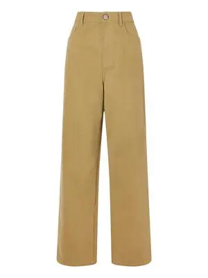 RÓHE High-rise Wide-leg Jeans - Neutrals