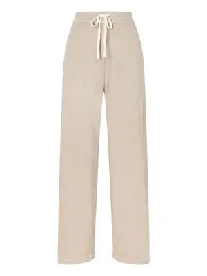JAMES PERSE Cotton-terry Track Pants - Neutrals