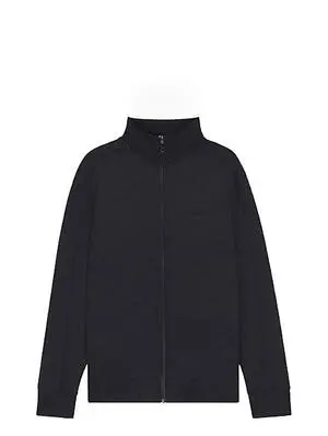 BOSS Quilted Jacquard Regular-fit Woven Sweatshirt - Dark Blue