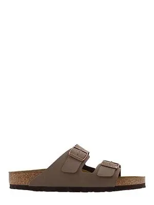 BIRKENSTOCK Arizona Faux-Leather Sandals Mocca