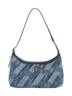 Kurt Geiger Denim Shoulder Bag - Navy