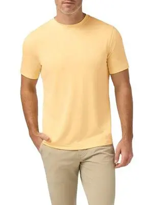 Mizzen+main Knox Solid Yellow T-shirt Cornsilk