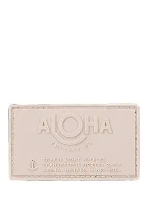 ALOHA COLLECTION Water-Resistant Zip Pouch Black/sandstone