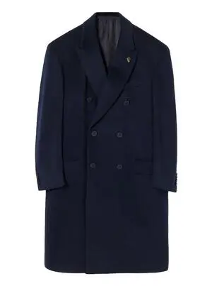Gucci Light Cashmere Double-breasted Coat - Blue