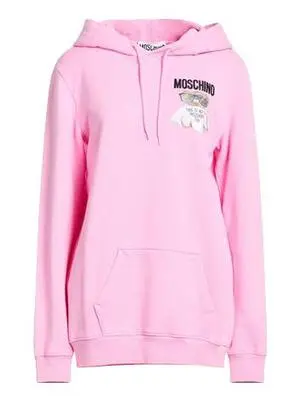 Moschino Cotton French Terry Sweatshirt - Pink