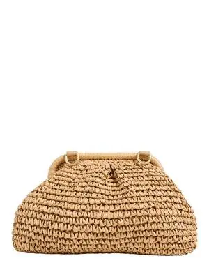 L*SPACE Harmony Raffia Bag