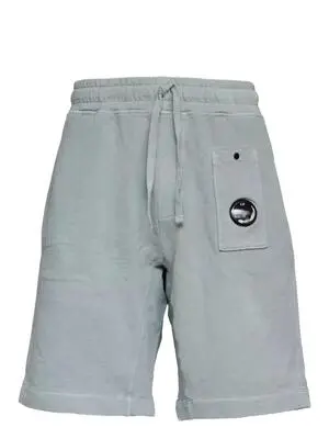 C.P. COMPANY Drawstring Track Shorts - Blue