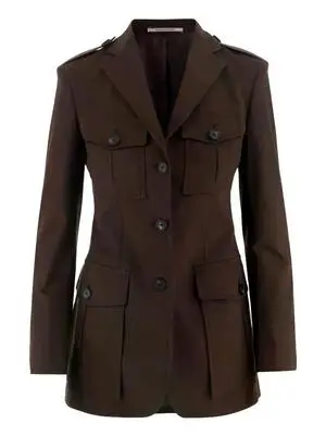 Tagliatore Single-Breasted Jacket Brown