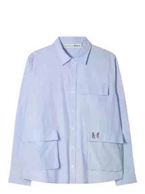 Paul Smith X Barbour Swale Embroidered Shirt - Blue