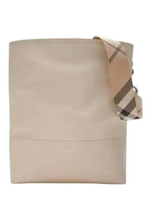 Burberry B-clip Bucket Bag - Neutrals