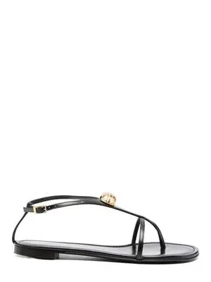 GIUSEPPE ZANOTTI Hardware-embellished Sandals - Black