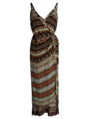 DRIES VAN NOTEN Deloria Draped Midi Dress