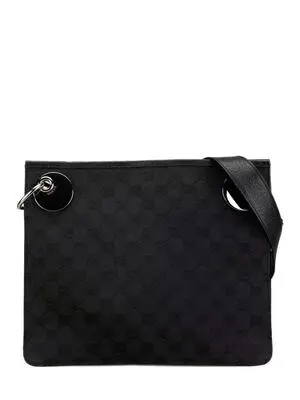 Gucci Gg Canvas Eclipse Crossbody Bag - Black