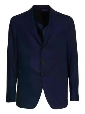 CARUSO Classic Lapel Single-breasted Blazer