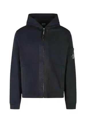 C.P. COMPANY Zip-up Hoodie - Blue