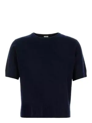 JIL SANDER Short-sleeved Sweater - Blue