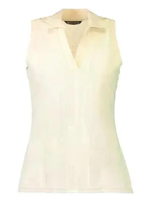 Goldbergh Sleeveless Polo Top - Neutrals
