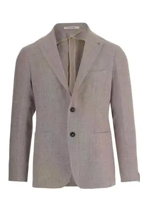 Tagliatore Single-breasted Blazer Grey