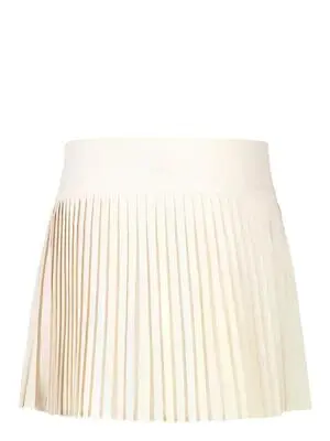 Goldbergh Plissé Mini Skirt - Neutrals