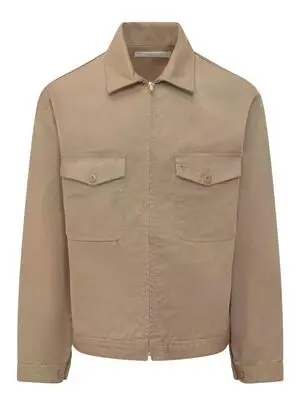 UNIVERSAL OVERALL Zipped Shirt Jacket - Neutrals