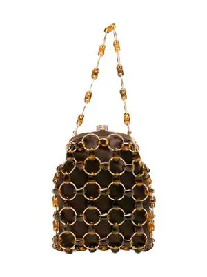 Cult Gaia Brielle Chain Tote Bag - Brown