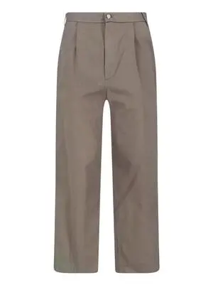 LOW CLASSIC Straight-leg Trousers - Neutrals