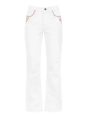 PENNYBLACK Embroidered Jeans - Neutrals