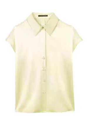 LUISA CERANO Buttoned Blouse - Neutrals