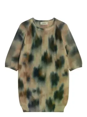 A PAPER KID Knitted T-shirt - Neutrals