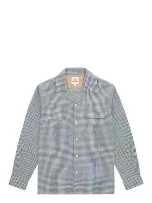 FORTELA Baker Bowling Shirt - Blue
