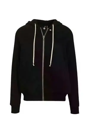 Rick Owens Zip Hooded Sweatshirt - Black