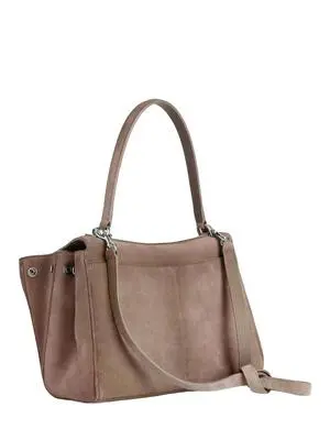 Balenciaga Small Rodeo Leather Top Handle Bag Neutrals