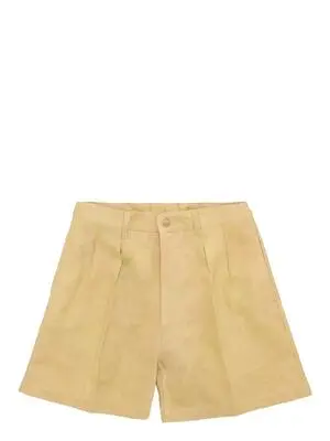 FORTELA Pleated Bermuda Shorts - Neutrals
