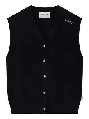 CARRER Cove V-neck Vest - Black
