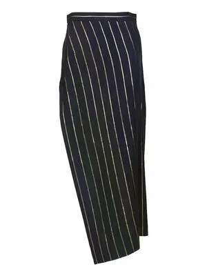 VIVIENNE WESTWOOD Striped Button Skirt - Blue