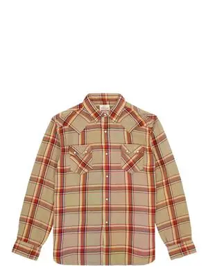 FORTELA Tartan Button Shirt - Neutrals