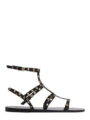 Cinq À Sept Ariella Flat Sandals - Black