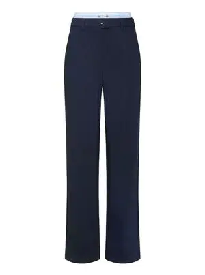 Cinq À Sept Aron Straight Trousers Blue