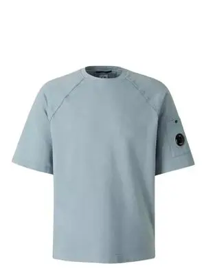 C.P. COMPANY Lens-embellished T-shirt Blue