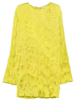 Staud Kona Textured Mini Dress - Green