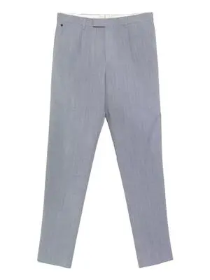 GTA Silvio Pleated Trousers - Blue