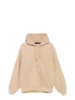 Carhartt Work In Progress OG Active Hooded Zipped Jacket Neutrals