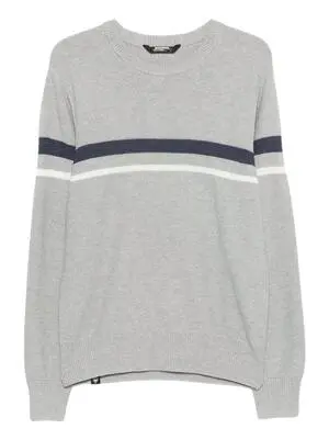 Rossignol Striped Crew-neck Sweater - Grey