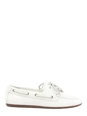 Maje Boat Shoes - White
